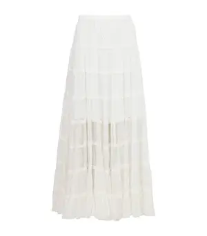 ALLSAINTS Eva Tiered Midi Skirt