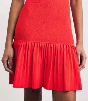 Claudie Pierlot Knitted High-neck Mini Dress
