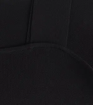 Maje Square-neck Cropped Top - Black