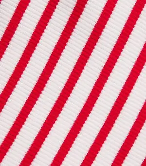 Maje Stripe Rib-knit Top - Red