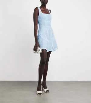 Maje Crochet Mini Dress