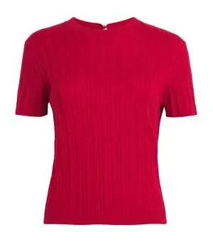 Maje Cotton-blend Cable Knit Sweater