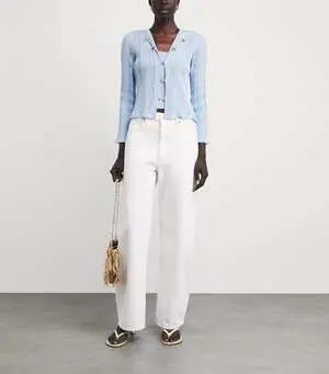 Maje Pointelle Cardigan