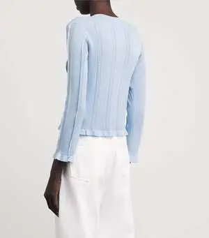 Maje Pointelle Cardigan