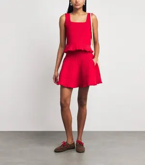 Maje Knitted Mini Skirt