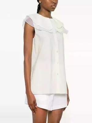 CURIEL Ruffled-collar Blouse