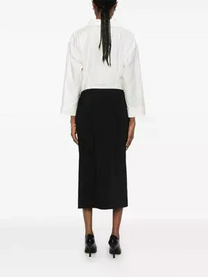 CURIEL Buckle-detailed Midi Dress
