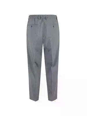 BRIGLIA 1949 Drawstring Pleated Trousers - Grey
