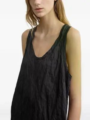 TOTEME Textured Sleeveless Dress - Green