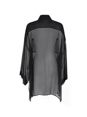 Erika Cavallini Jess Patch-pocket Sheer Shirt