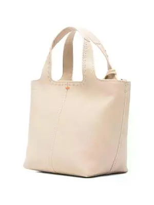 Santoni Top-handle Leather Tote Bag