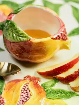 LES-OTTOMANS Pomegranate Honey Pot