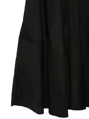 Dkny V-neck Midi Dress - Black