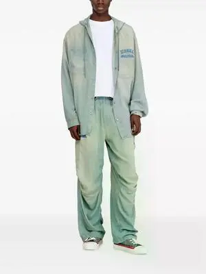 DIESEL® Dewny Hooded Overshirt - Blue