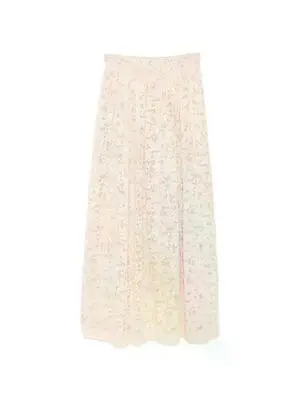 Zimmermann Flower Lace Maxi Skirt
