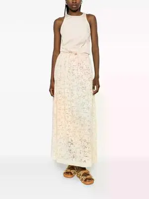 Zimmermann Flower Lace Maxi Skirt