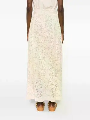 Zimmermann Flower Lace Maxi Skirt