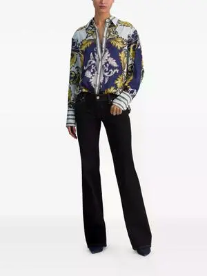 Alice + Olivia Lane Baroque-print Shirt