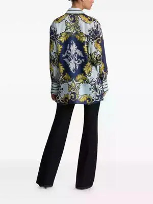 Alice + Olivia Lane Baroque-print Shirt