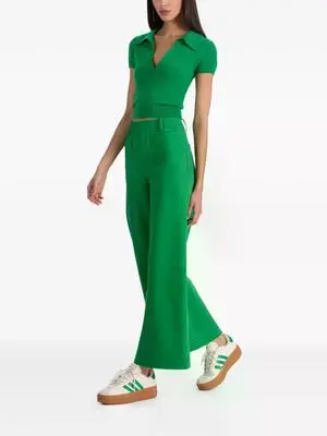 Alice + Olivia Zoe Patch-pocket Trousers - Green