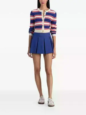 Alice + Olivia Pleated Mini Skirt