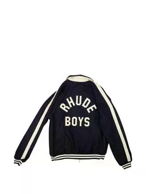Rhude Signature Bomber Jacket - Blue