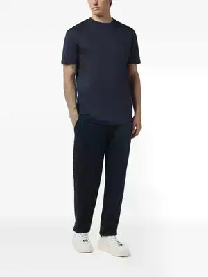 BILLIONAIRE Round-neck Logo-embroidered T-shirt