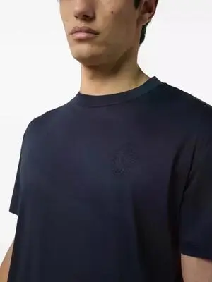 BILLIONAIRE Round-neck Logo-embroidered T-shirt