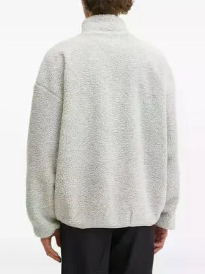 American Vintage Fleece Zip-up Sweater - Grey
