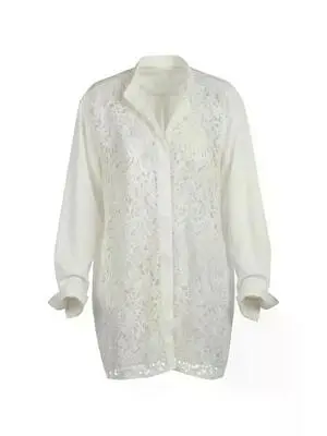 Valentino Garavani Lace Shirt - White