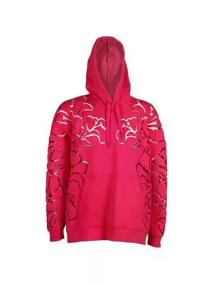 Valentino Garavani Cut-out Design Hoodie - Pink