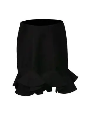 Valentino Garavani Panelled Ruffle Skirt