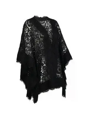 Valentino Garavani Lace Fringed Cape