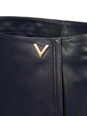 Valentino Garavani Logo Appliqué Mini Skirt