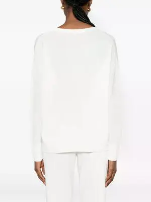NEERA V-neck Top - White