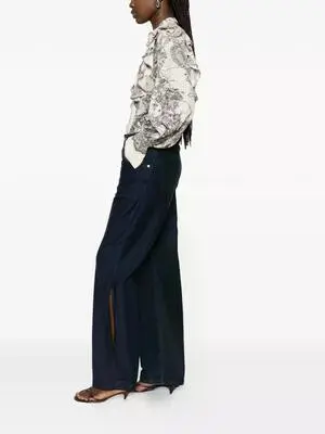 BLUGIRL Lace-print Shirt - Neutrals