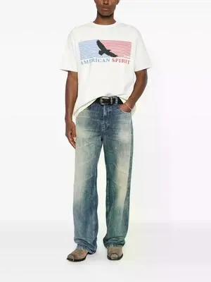 Rhude Graphic-print T-shirt - Neutrals