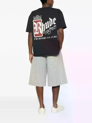 Rhude Logo T-shirt - Black