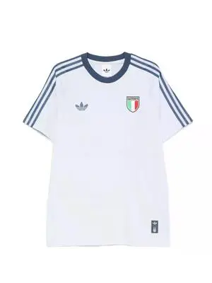 Adidas X Italia Stripe-detail T-shirt