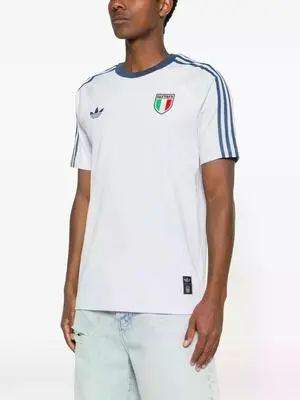 Adidas X Italia Stripe-detail T-shirt