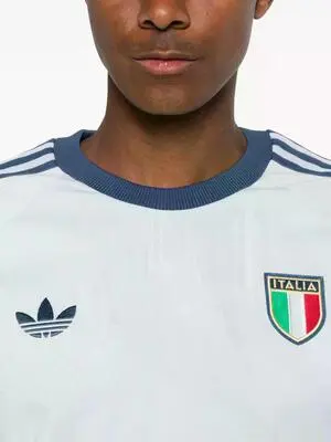 Adidas X Italia Stripe-detail T-shirt