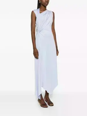 Victoria Beckham Twisted Sleeveless Asymmetric Dress