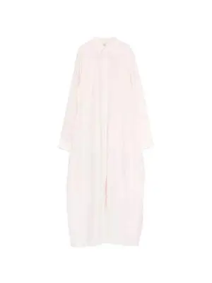 TOTEME Long Sleeve Maxi Dress - Pink