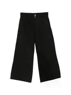 MADFRENZY Double-button Wide Leg Trousers