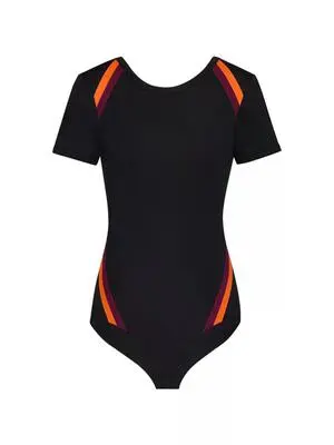 Saint Laurent Short-sleeve Knitted Bodysuit