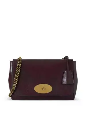 Mulberry Lily Shoulder Bag With Chain Strap - Red