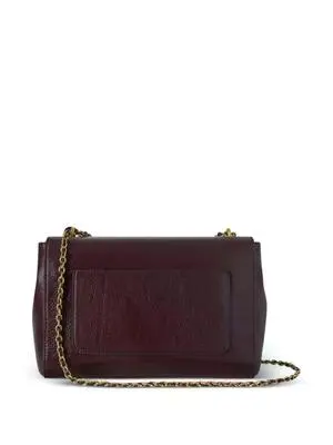 Mulberry Lily Shoulder Bag With Chain Strap - Red