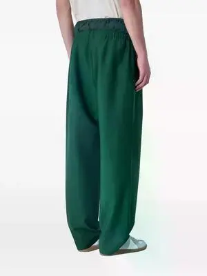 Lacoste Elasticated-waist Wide-leg Trousers
