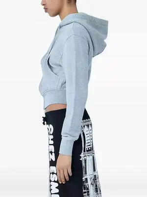Vaquera Cotton Zip-up Hoodie - Grey