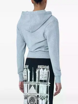 Vaquera Cotton Zip-up Hoodie - Grey